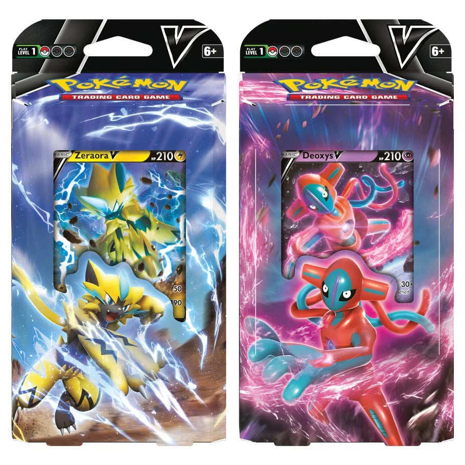Pokemon Deoxys V and Zeraora V: Battle Deck Box: Set of 2 – TheGeekPeek